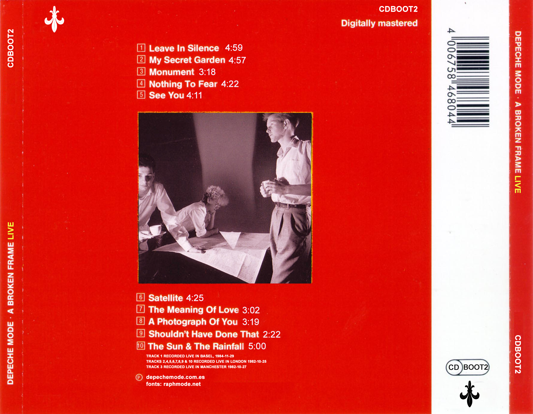 Depeche Mode A Broken Frame Live